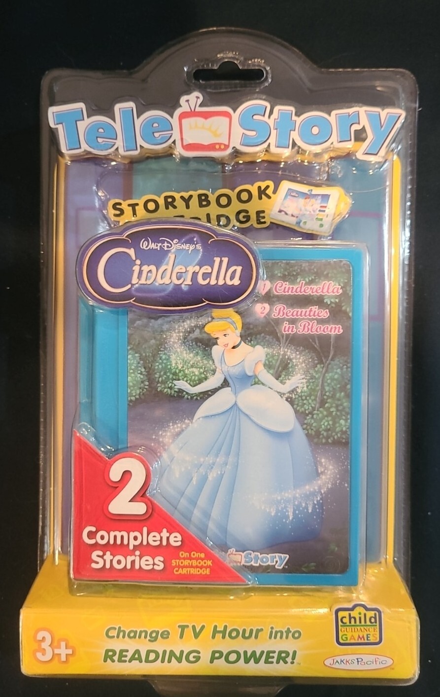 TeleStory Cinderella Storybook Cartridge Walt Disney w/2 Complete ...