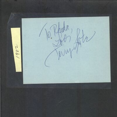 Terry Lester - Signed Autograph Book Page - Ark II | eBay
