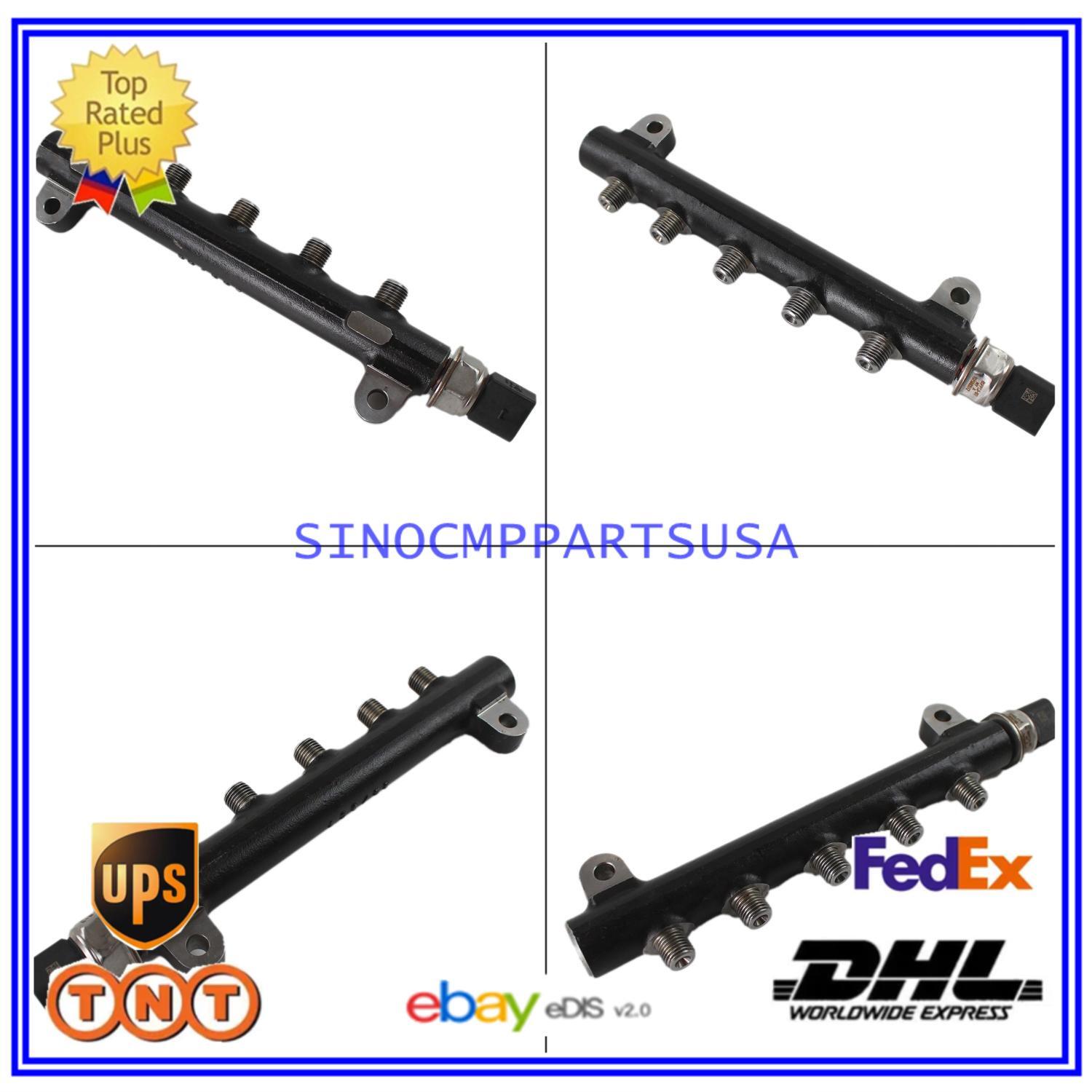 D18 D24 Fuel Common Rail + Injector + Pump For Delphi Doosan Bobcat ...