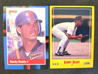 MLB - Randy Ready 1988 Donruss & 1988 Score Baseball - Padres | eBay