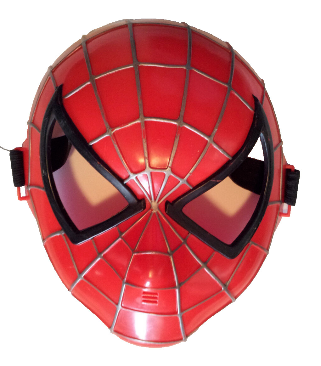 Marvel 2004 Spiderman Face Mask Spider Man Movie Chil… - Gem