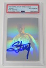 Sting WWE WWF Signed Autograph Auto 1991 Impel WCW Rookie Card Hologram ...