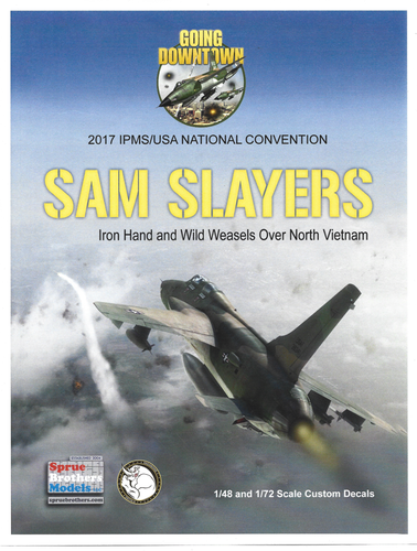 Sprue Bros. 2017 IPMS NATS Convention Sheet, 'SAM SLAYERS' Decals in 1/ ...