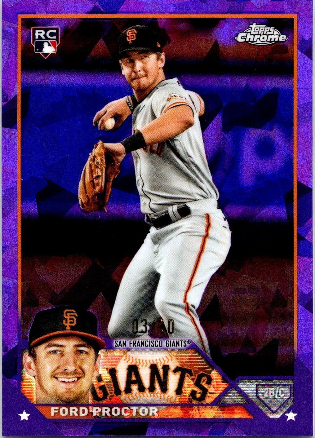 2023 Topps Chrome Sapphire Edition - Ford Proctor #472 Purple /10 (RC ...