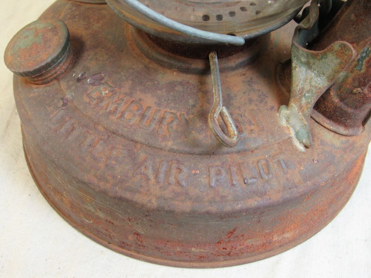 Embury # 1 LITTLE AIR PILOT rail/farm lantern Warsaw NY USA Embury # 1 LITTLE AIR PILOT rail/farm lantern Warsaw NY USA