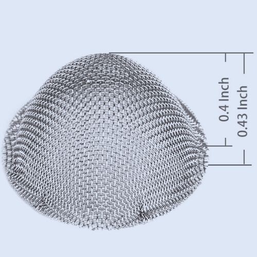 50PCS 3/4" Stainless Steel Pipe Screens Filters Reusable Bowl Mesh ...