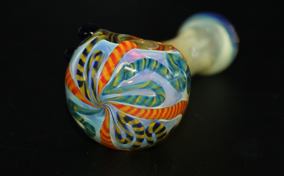 5" LA ZOMBIE STORM Fumed Tobacco Smoking Glass Pipe ZOMBIE Glass pipes ...