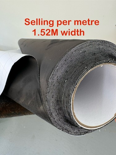 Black Self Adhesive Faux Suede Fabric Wrap Sticker Felt Stretch for Car ...