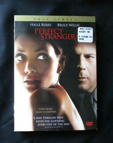 Perfect Stranger (DVD 2007 Full Screen W/ Slipcover) Halle Berry, Bruce ...