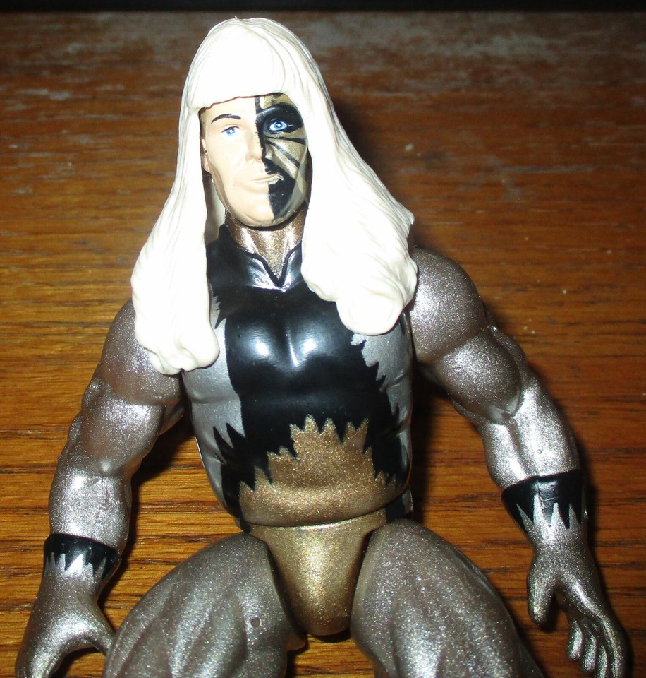 1998 WWF WWE Jakks Goldust Dustin Rhodes Wrestling Figure 2 Tuff 1 AEW ...