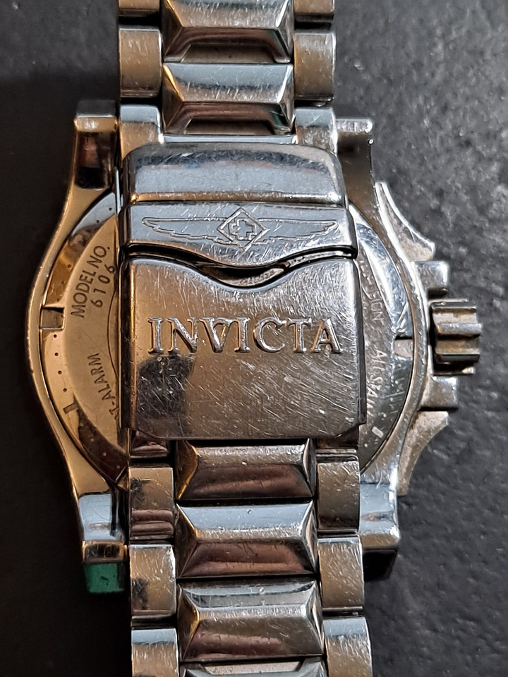 Large Mens INVICTA Reserve Model 6106 Swiss Quartz Watch PROJECT As ...