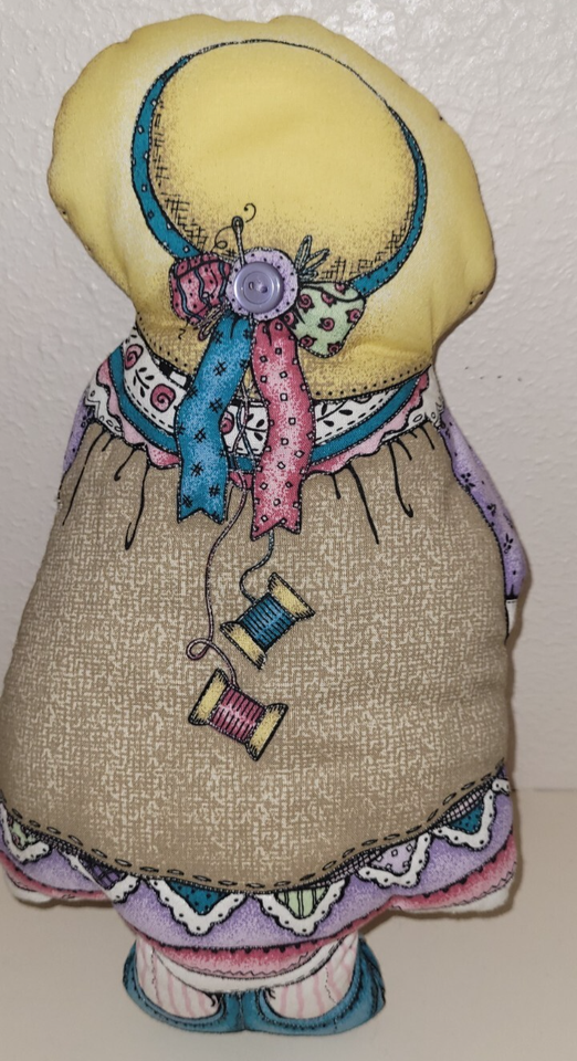 Vintage Daisy Kingdom Doll Pillow Sew Cozy Cut & Sew Doll Sewn ...