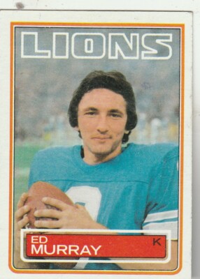 FREE SHIPPING-MINT-1983 Topps #68 Ed Murray Lions PLUS BONUS CARDS | eBay