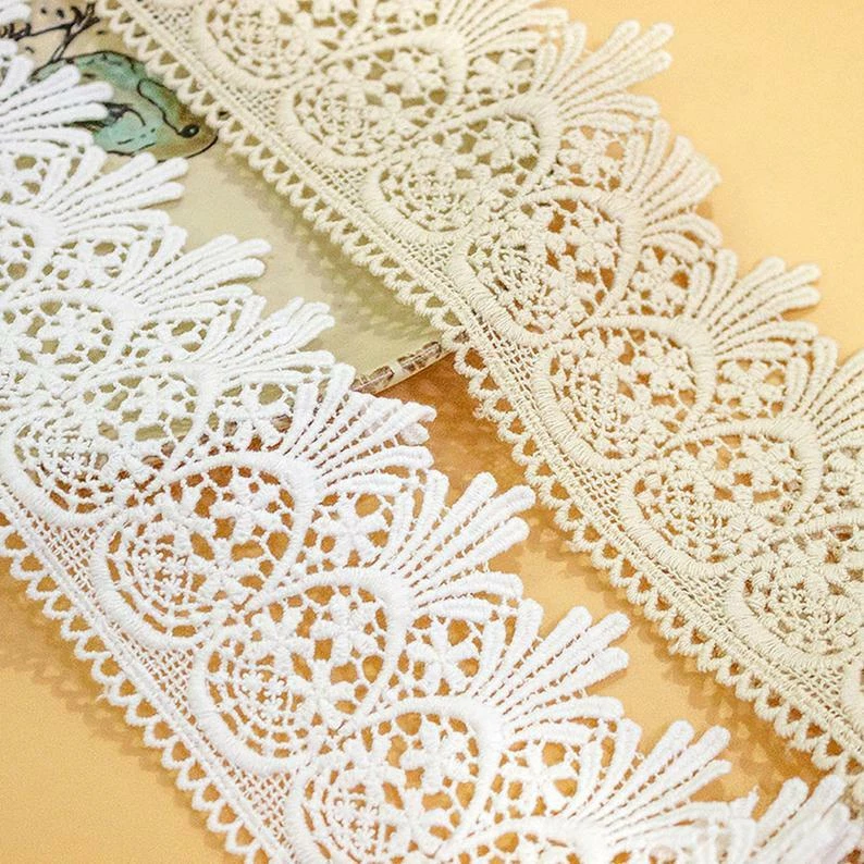 White Cotton Lace Trim