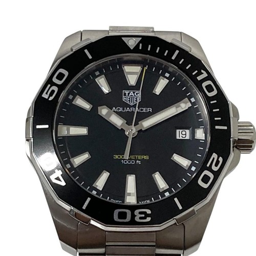 Tag Heuer Aquaracer 300m Date Way111A Quartz SS Black Dial 40mm Grade ...