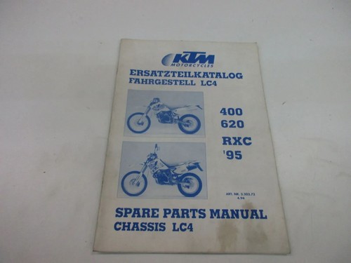 KTM 400 620 RXC 1995 Catalogo pezzi di ricambio Disegno di esplosione ...
