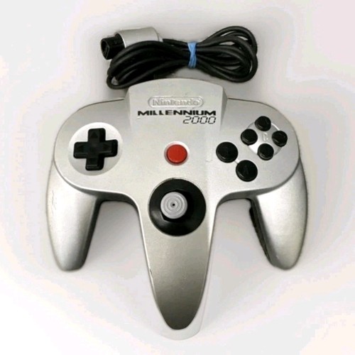 Millennium 2000 Controller Silver N64 Nintendo 64 Power Promo Authentic ...