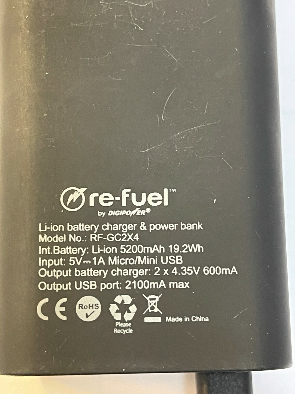 Digipower Solutions Re-Fuel Portable Power Bank & Dual Battery Charger ...