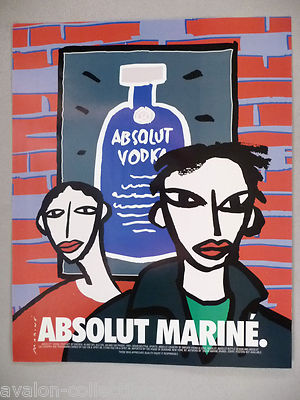 Absolut Vodka - Absolut Marine PRINT AD - 1996 | eBay