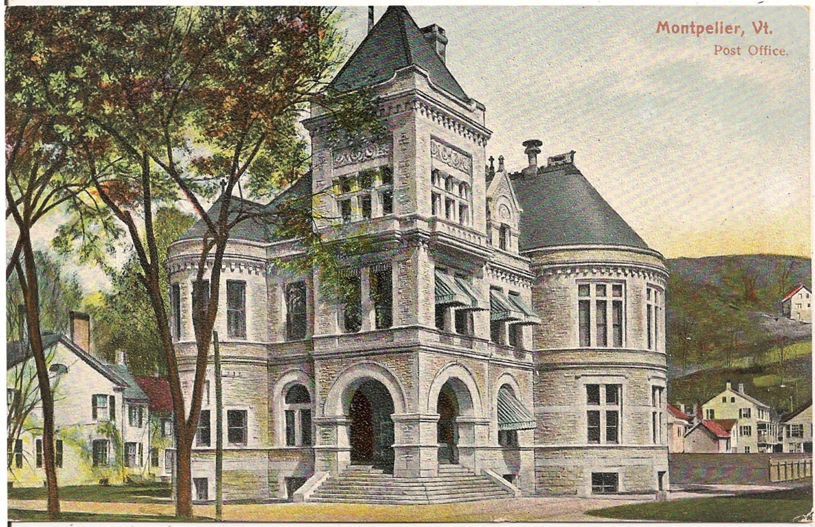 Post Office in Montpelier VT Postcard | eBay