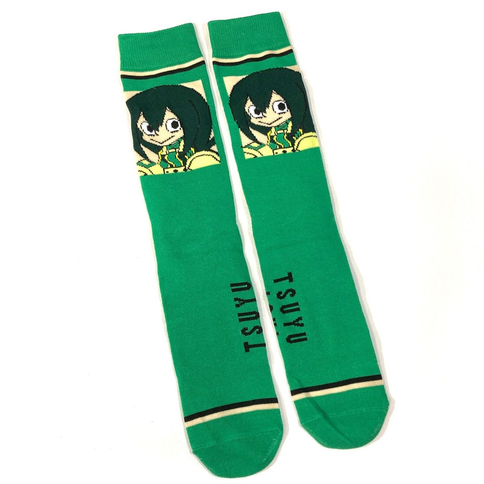TSUYU ASUI SOCKS My Hero Academia green Tsu anime manga japanese MENS ...