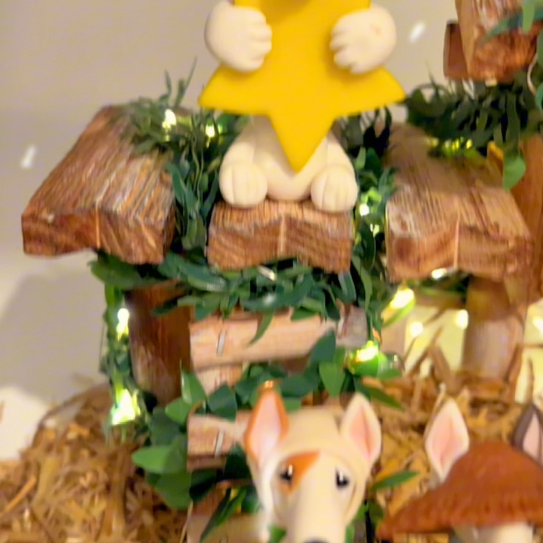 Bull Terrier Dog Nativity Set - Handmade Dog Lover Gift by SAVANNASHOPS ...