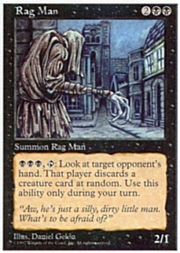 Rag Man NM, English MTG Fifth Edition | eBay