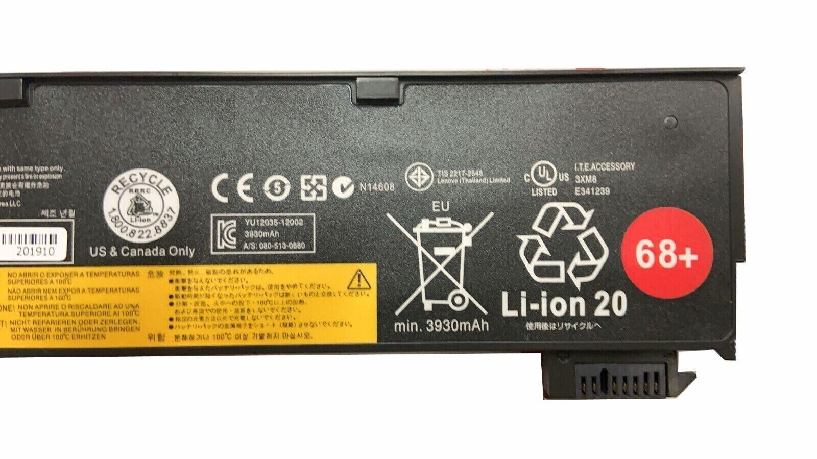 Genuine Battery 45N1126 For Lenovo Thinkpad X240 W550 A275 T560 L460 ...