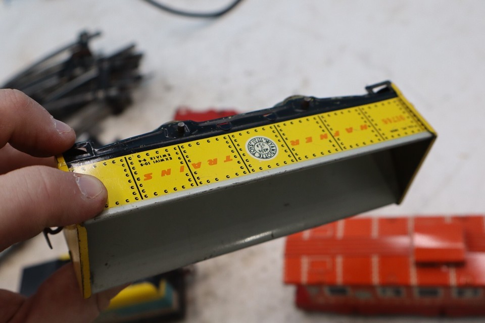 Works Hafner Train Tin Wind Up Engine 115041 with track and several ...