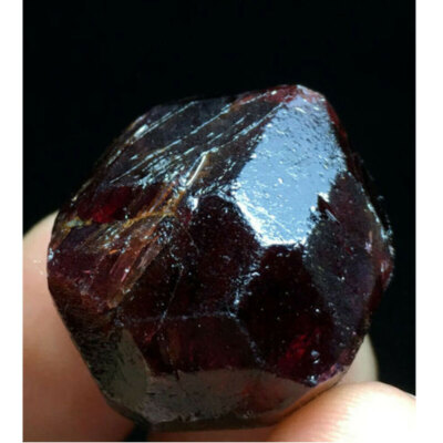 2PC 3-4cm Rough Natural Mineral RED Pyrope Garnet Crystal Gemstone DIY ...