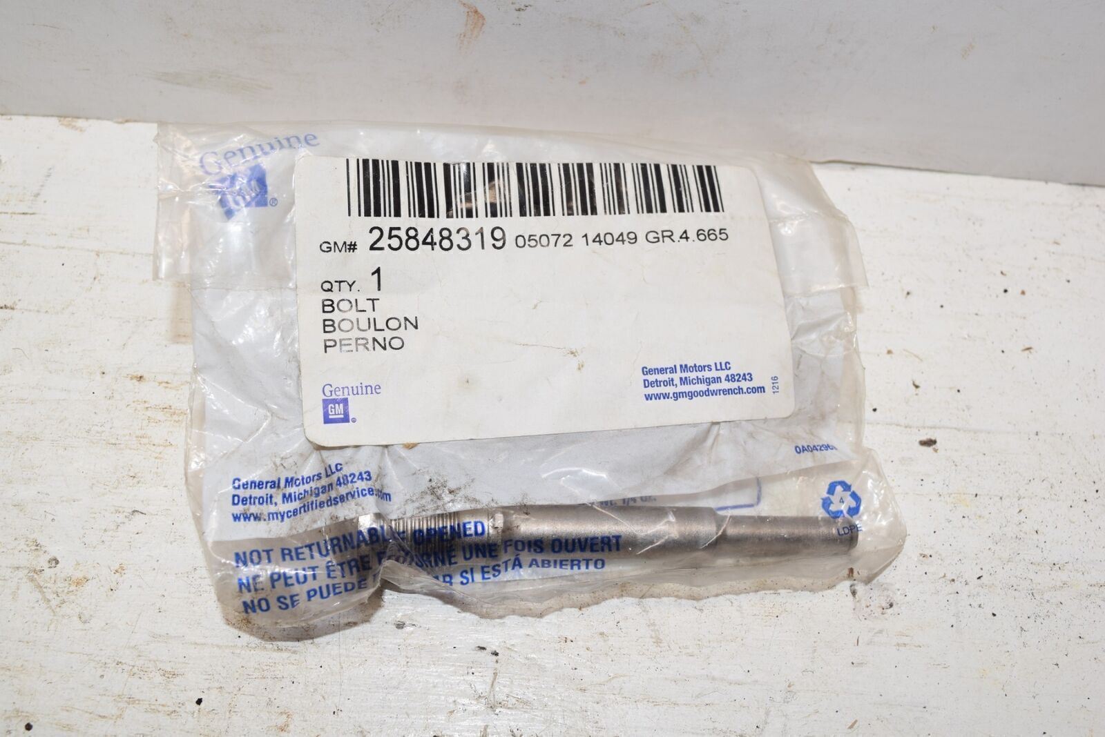 NEW Genuine GM OEM Rear Brake Caliper Bolt Silverado Tahoe Suburban Z71 ...