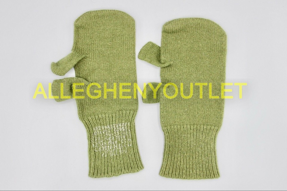US MILITARY TRIGGER FINGER Gloves MITTEN SET SHELL+ WOOL INSERTS N/L ...