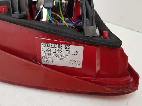 Audi A5 2009-2011 Left Inner Tailgate Lamp, 8T, Hatch, Led Type ...