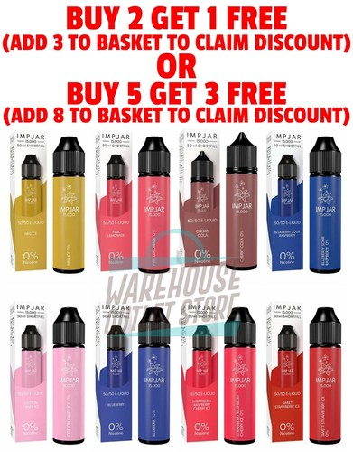 IMP Jar 50ml E Liquid Vape Juice 0mg | eBay