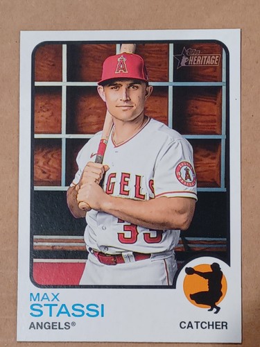 2022 Topps Heritage MAX STASSI Short Print High Number SP Card #410 | eBay