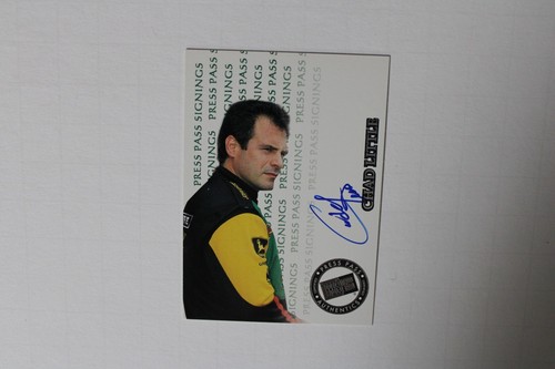 Chad Little autographed press pass signings, 128/500, Nascar 1999 | eBay