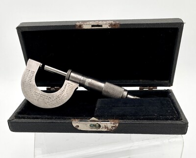 Micrometers - Vintage Starrett Micrometer Caliper