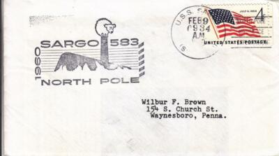 1960, USS Sargo, SSN-583, North Pole to Waynesboro, PA (N3221) | eBay