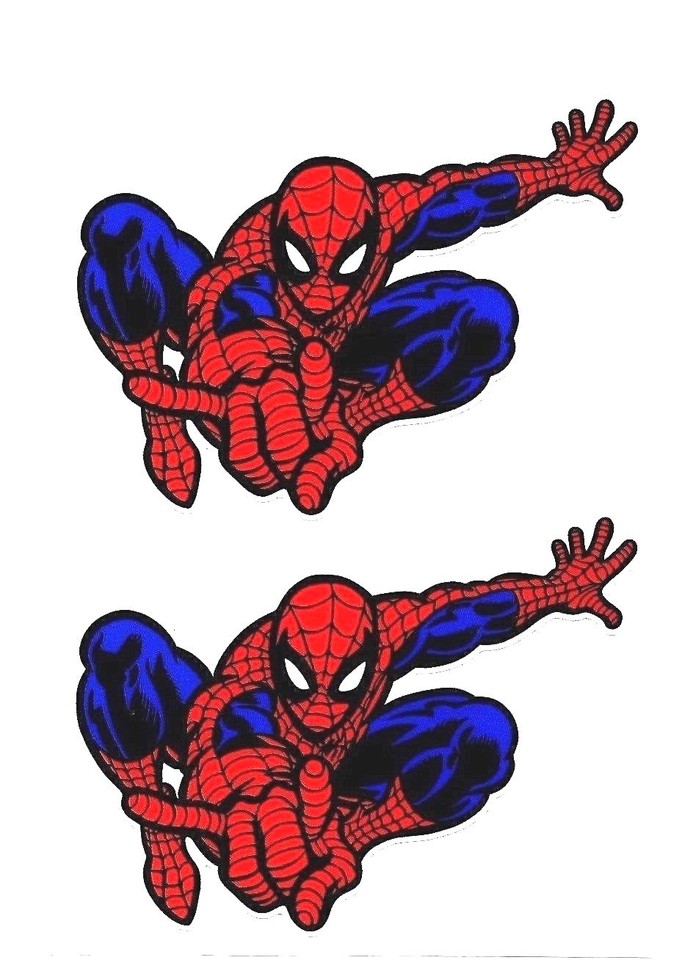 SPIDER-MAN LOGO Decal Sticker Set Laptop Comic Superhero | eBay