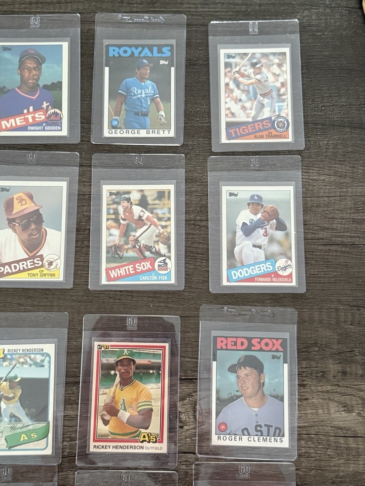 1980s Baseball 30 Card Lot Rickey Henderson Rookie 1980 Topps And More ...