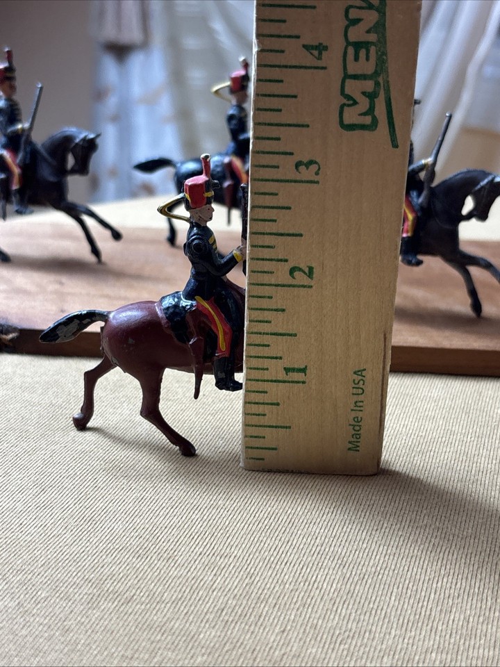 5 RARE Britains Toy Soldiers Prewar Set#12 11th Hussars Set Prince ...