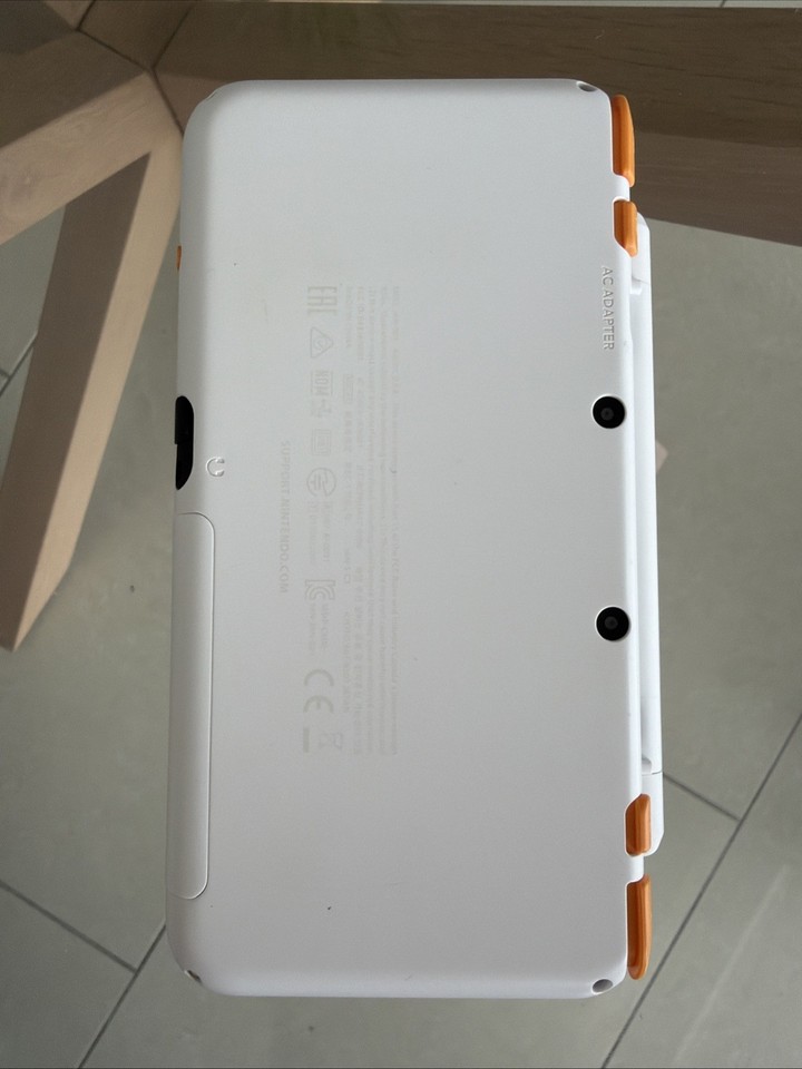 Nintendo New 2DS XL White Orange Console with Charger PAL | eBay Australia