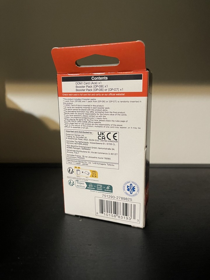 *NEW* One Piece TCG: Special DON!! Set Vol 2 (Ace) - FACTORY SEALED! | eBay