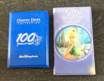 Disney Pressed Coin Penny Albums Pixie Collection 100 Years Of Magic ...