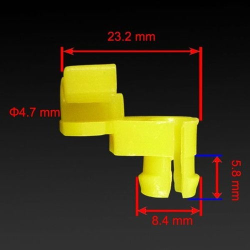 50/Pk LH Door Lock End Rod Clip Handle Retainer For Lexus For Toyota ...