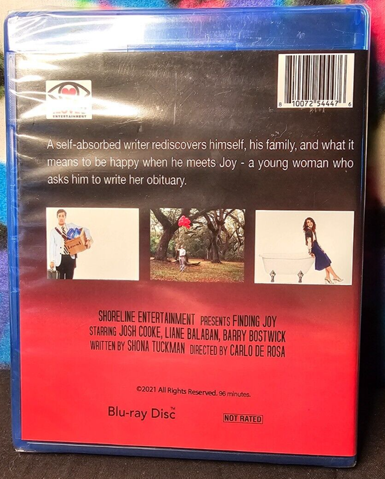 Finding Joy (Blu-ray, 2021) Josh Cooke, Liane Balaban, Barry Bostwick ...
