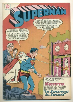 SUPERMAN #172 Los Supertrucos de Supercán, Novaro Comic 1959 | eBay