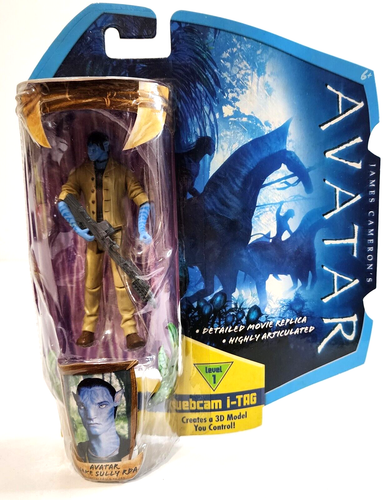 James Cameron's Avatar Jake Sully RDA With Gun 4.25" Action Figure ...