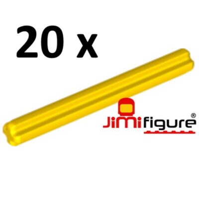 NEW 20 x LEGO Technic Axle 5L Yellow 32073 Genuine Bulk Lot Cross ...