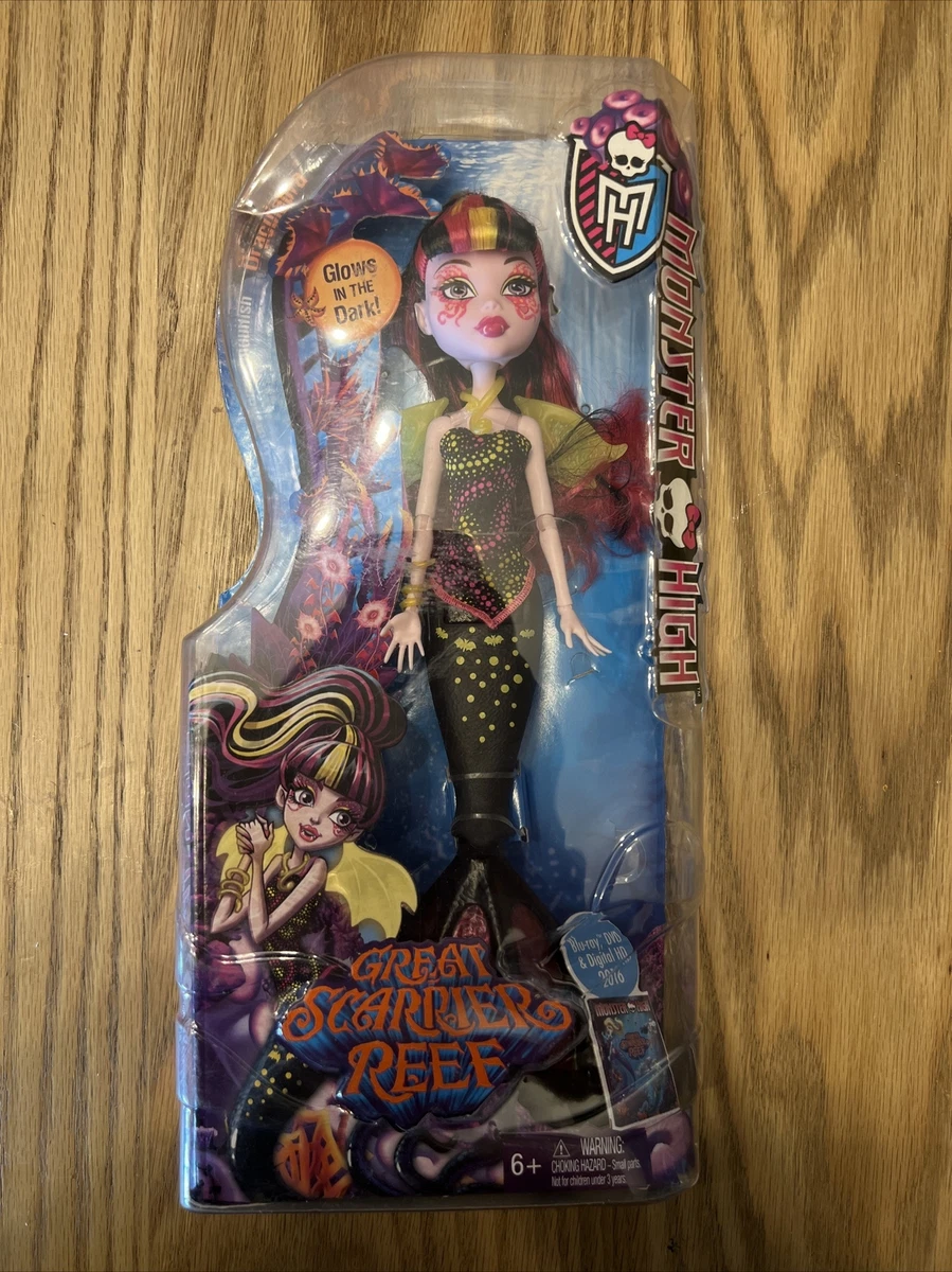 Monster High GREAT SCARRIER REEF DRACULAURA OCTOPUS MERMAID, 41% OFF